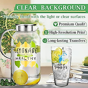 Koala Waterslide Decal Paper for Laser Printer - Clear Transparent - 25 Sheets Printable Water Slide Transfer Paper - 8.5x11 Inches