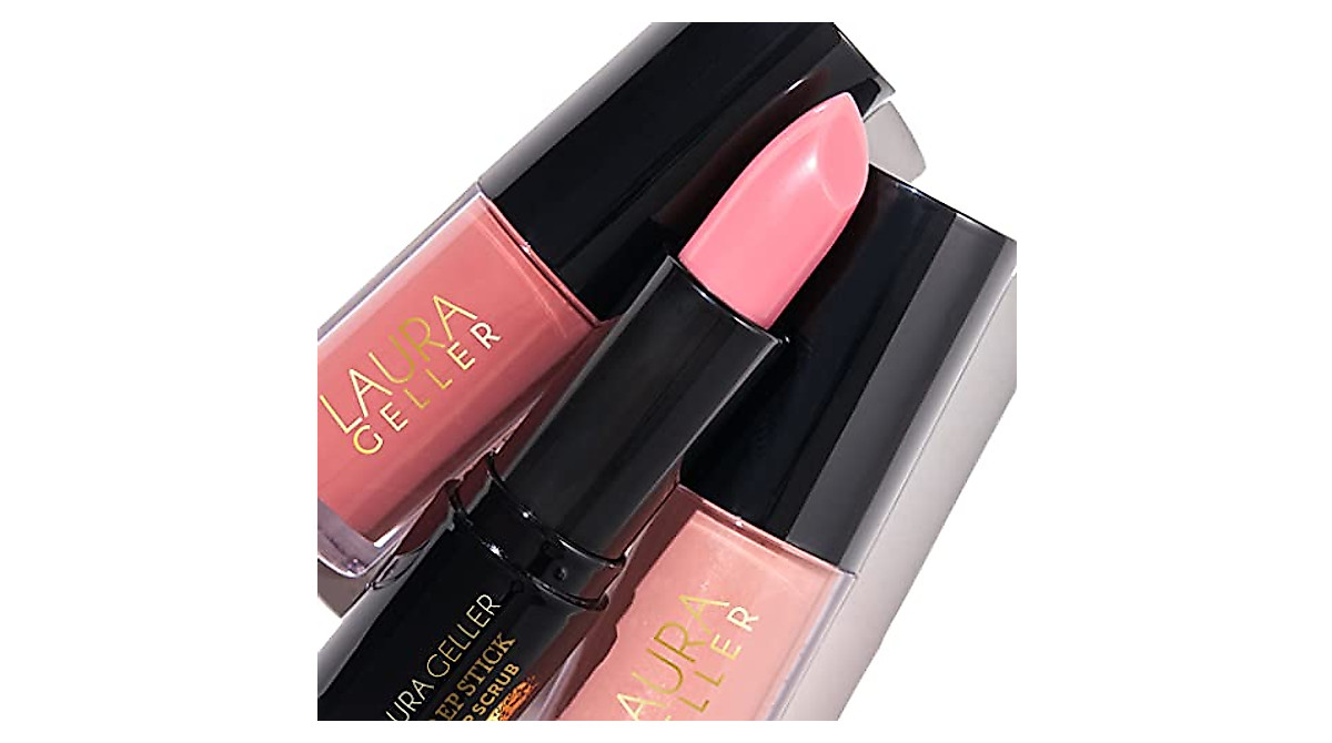 LAURA GELLER New York Lip Scrub & Tint Duo for Smooth, Hydrated Lips