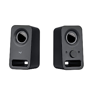 Logitech Multimedia Speakers Z150 with Stereo Sound for Multiple Devices, Black
