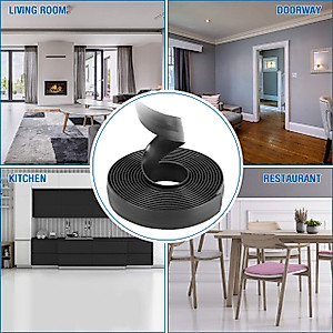 Housmile Boundary Markers Strips Magnetic Tape Compatible for Eufy, Roborock, Neato, Shark ION Robot Vacuum Alternative Magnetic Strip Tape for xiaomi Robot Vacuum, 13 Feet