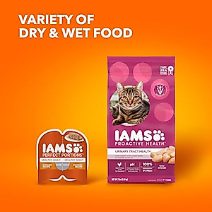 IAMS PROACTIVE HEALTH Adult Urinary Tract Health Dry Cat Food with Chicken, 7 lb. Bag