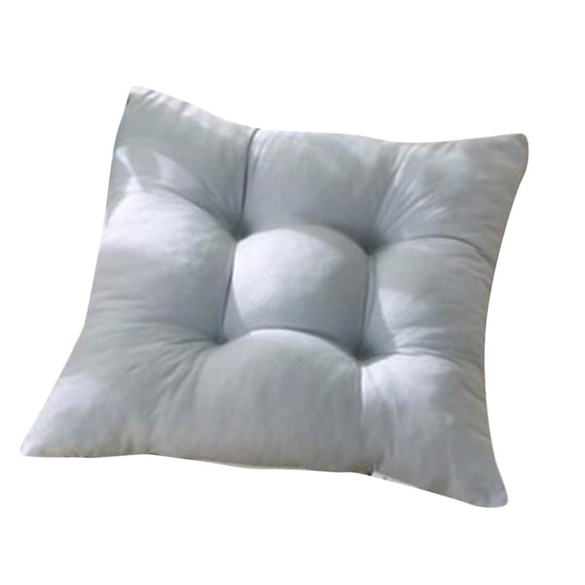 Backbayia 2 Pieces Square Seat Cushions Pillow Chair Pads for Car, Home, Office