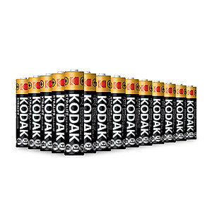 KODAK AAA Batteries 60 Pack - with 10 Years Shelf Life Long Lasting Alkaline Batteries AAA Size Pack, 1.5V Mignon LR03 MN1500 AM3 Triple A Batteries, Leak Proof AAA Battery Pack…