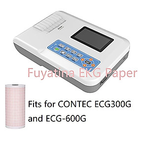 10 Rolls Premium ECG Paper EKG Paper for 3 Channel ECG Machine, Fits for Edan SE-300,SE-3 and SE-301, fits for CONTEC ECG300G and ECG-600G, fits for Biocare iE 300 and iE3