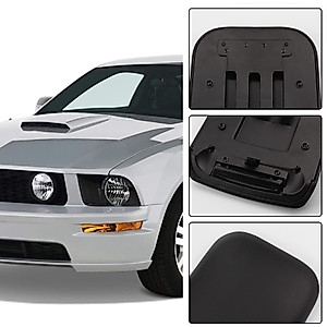 Dasbecan Center Console Armrest Lid Top Pad Compatible with Ford Mustang 2005-2009 Replaces# 5R3Z6306024AAC 5R3Z-6306024-AAC (Black)