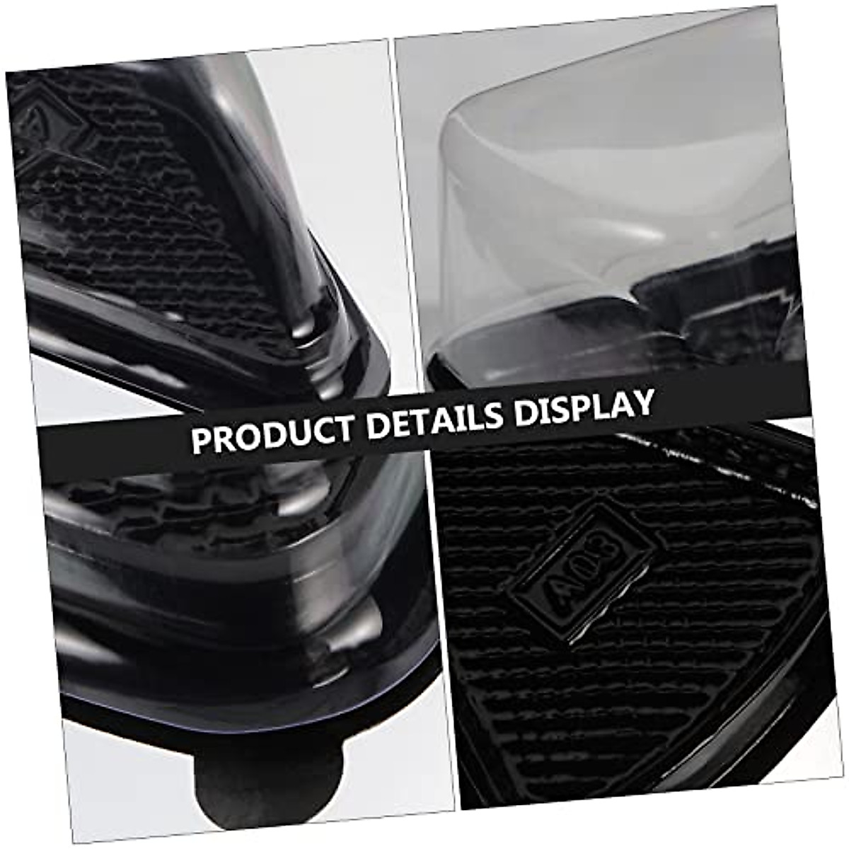 ULTECHNOVO 100 Pcs Boxes Cheesecake Box Muffin Cake Slice Holder Dome Cake Carrier Containers with Lids Mini Cupcake Container Plastic Cake Containers Pie Dessert With Cover Makeup 100pcs