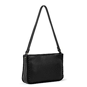 The Sak Womens Flora Mini Shoulder Bag, Black, One Size US