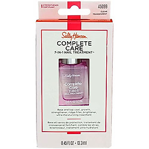 Sally Hansen Complete Care 7-N-1 Nail Treatment Clear 0.45 Ounce (13.3ml) (2 Pack)