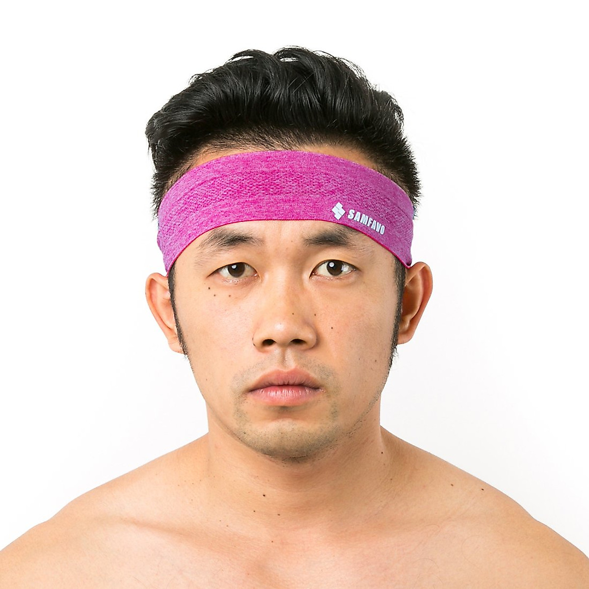 SAMFAVO Sports Headbands for Women and Men-Workout Headbands-Sweatband for Running Fitness Yoga Basketball