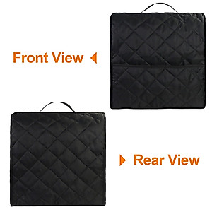 Stand Mixer Cover, 4.5 Quart And Thicken,top With Handle,suitable For Mixers And Other Small Kitchen Appliances (Black, 4.5/5 QT)