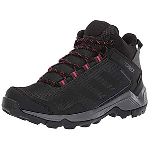 adidas Outdoor Women's Terrex EASTRAIL MID GTX Hiking Boot CARBON/BLACK/ACTIVE PINK 10 M US