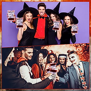 Nuenen 60 Pcs Halloween Blood Bags for Drinking, Vampire Party Drinking Pouches, Juice Puree Bag Reusable Energy Drink Container 8.5 Oz with Cap for Nurse Graduation Party