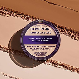 Covergirl Simply Ageless Instant Wrinkle Blurring Pressed Powder, Classic Ivory, 0.39 Oz