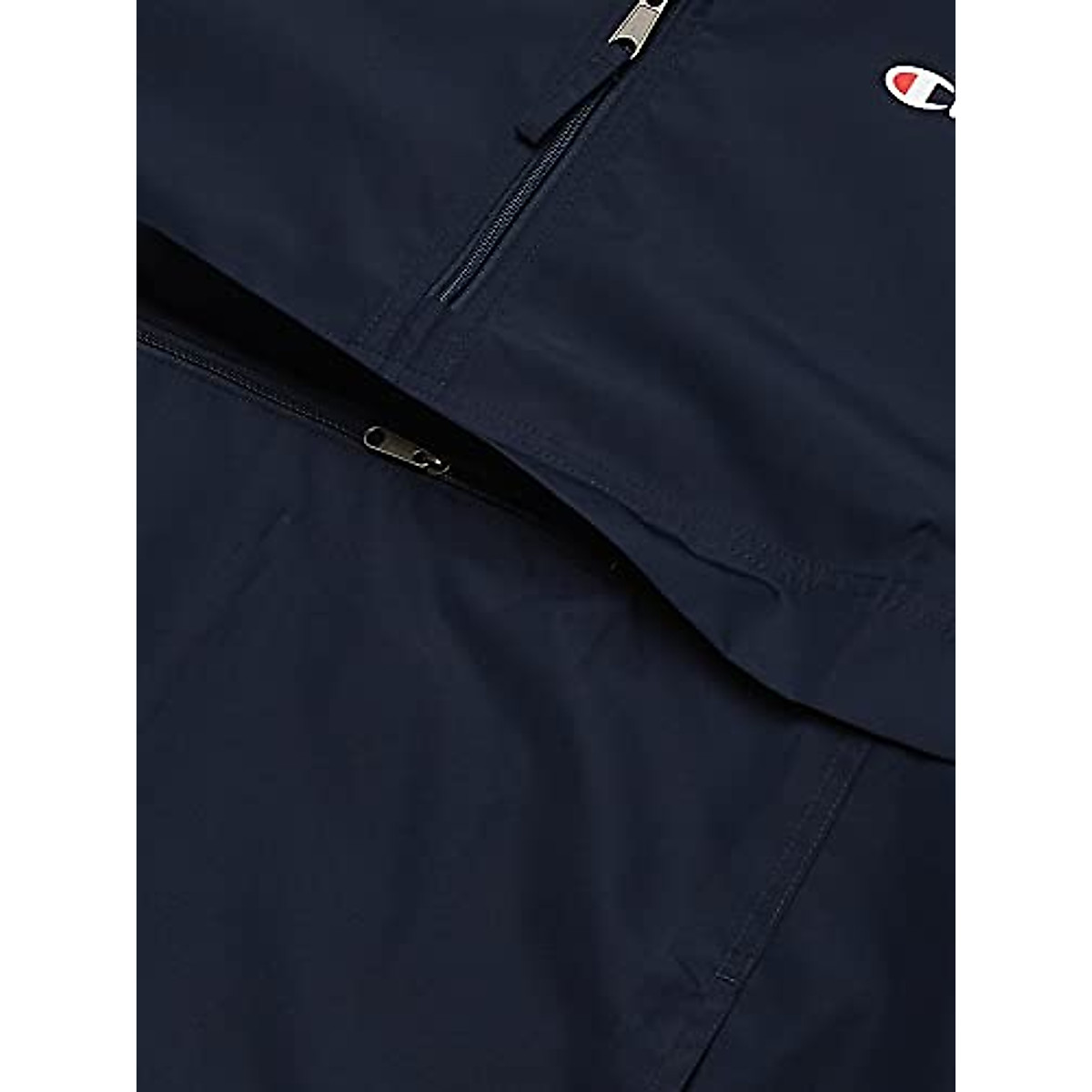 Champion mens Stadium Packable Jacket, Left Chest Script Jacket, Navy-549369, Large US, Navy-549369
