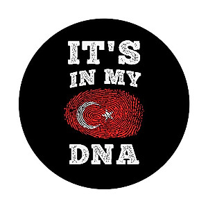 Its In My DNA Turkey Flag Turkish PopSockets Swappable PopGrip
