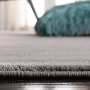 SAFAVIEH Vision Collection Area Rug - 8' x 10', Silver, Modern Ombre Tonal Chic Design, Non-Shedding & Easy Care, Ideal for High Traffic Areas in Living Room, Bedroom (VSN606G)