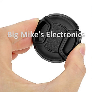 58mm Universal Snap-On Lens Cap For Canon Digital EOS Rebel SL1, T1i, T2i, T3, T3i, T4i, T5, T5i EOS60D, EOS70D, 50D, 40D, 30D, EOS 5D, EOS5D Mark III, EOS6D, EOS7D, EOS7D Mark II, EOS-M Digital SLR Cameras Which Has Any Of These Canon Lenses 18-55mm IS I