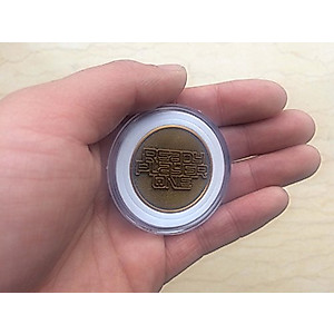 Extra Life Coin Quarter - Ready Player One Extra Life Props Replica - Bronze