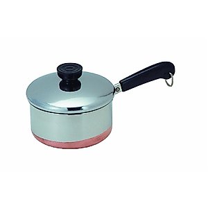 Revere Copperclad Bottom 1-Quart Covered Saucepan