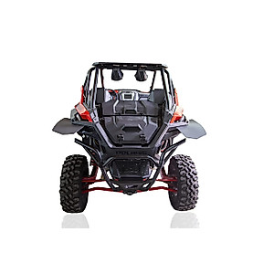 UTV Rear Cargo Box for RZR PRO,CPOWACE Waterproof 42QT/73QT Rear Cargo Storage Box Compatible with Polaris RZR Turbo R/PRO XP 4 LE 2020-2022