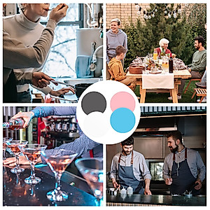 SAVITA 4pcs Rubber Jar Openers, Multi-purpose Rubber Jar Gripper Pads Round Bottle Lid Opener for the Elderly Seniors Kids People Arthritic Hands