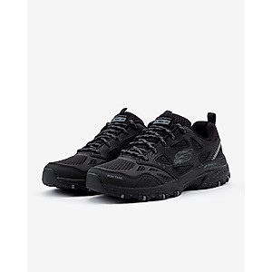 Skechers Womens Hillcrest Pure Escapade Trail Black Athletic Hiking Shoes 7.5