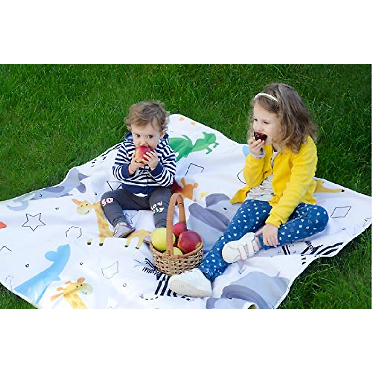 Waterproof Floor Splat Mat for Under High Chair| 51" Splash Mat Under High Chair/Under High Chair Mat |Splash Mat Highchair, High Chair Mats for Dropping Food, Food Floor Mat for Kids