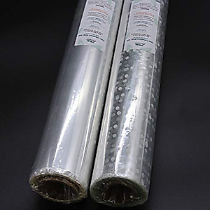 iLovepaper Clear Cellophane Wrap Roll 33''x115Ft, 3 Mil Thick Clear Cellophane Wrapping Paper|Christmas Wrap Roll|Cellophane Roll | Cellophane Wrap for Christmas Halloween Gifts, Baskets, Flowers