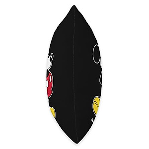 Disney Mickey Mouse Classic Pose Black Throw Pillow