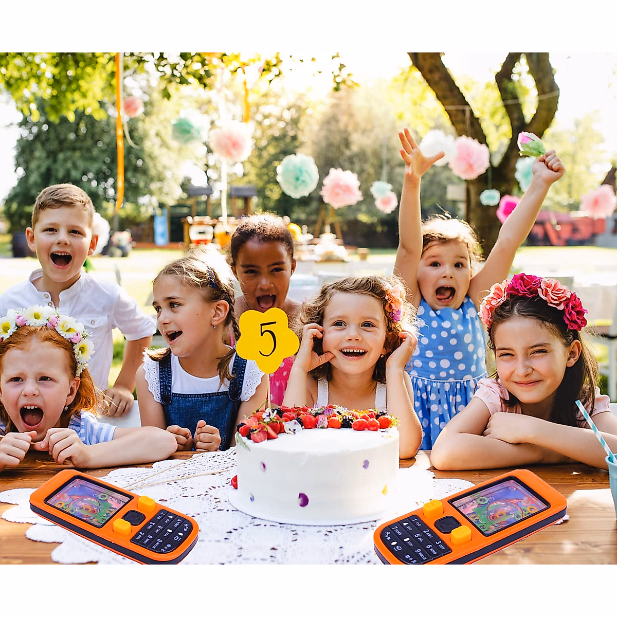 10 Pack Handheld Water Ring Game Party Favors for Kids 4-8-12, Return Gifts, Classroom Prizes, Goodie Bags Stuffers for Birthday Party, Pinata Filler, Treasure Box Toys