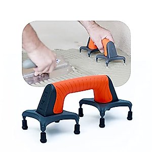 EasyLean Trowel Support Tool, Handy Hand Tool for Flooring, Drywall, Cement, and Adhesive Application, Support Tool for Floor Installers with Anti-Slip Spare Feet - Joyful Flappers
