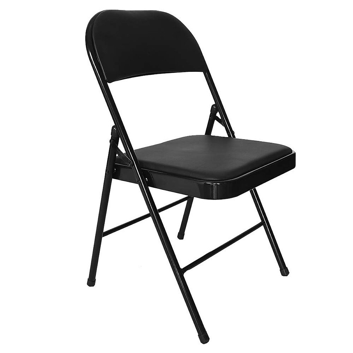 Executive Conference Task Office Chair,Folding Super Load-Bearing Steel Plate Chair, PU Leather,Double Sponge,Ergonomic,Anti-Slip Mat Silent(Ship from US!)