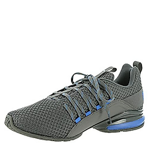 PUMA Mens Axelion Cross Trainer, SPARK WIDE CASTLEROCK-Palace Blue, 10.5