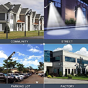 200w Solar Flood Street Light Dusk to Dawn, Security Lighting Ip65 Waterproof Yard Lamps Outdoor Solar Powered 6500k High Lumen for Barn, Yard, Garden, Basketball Court (Grey)