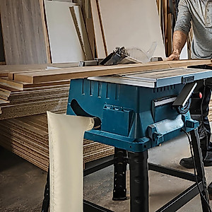 Table Saw Dust Collector Bag(10" Tablesaws with 2.5" Dust Port) Compatible with Bosch/Dewalt/Makita/Ryobi/Craftsman/Porter/RIGID/Metabo/Kobalt/Skilsaw/Delta