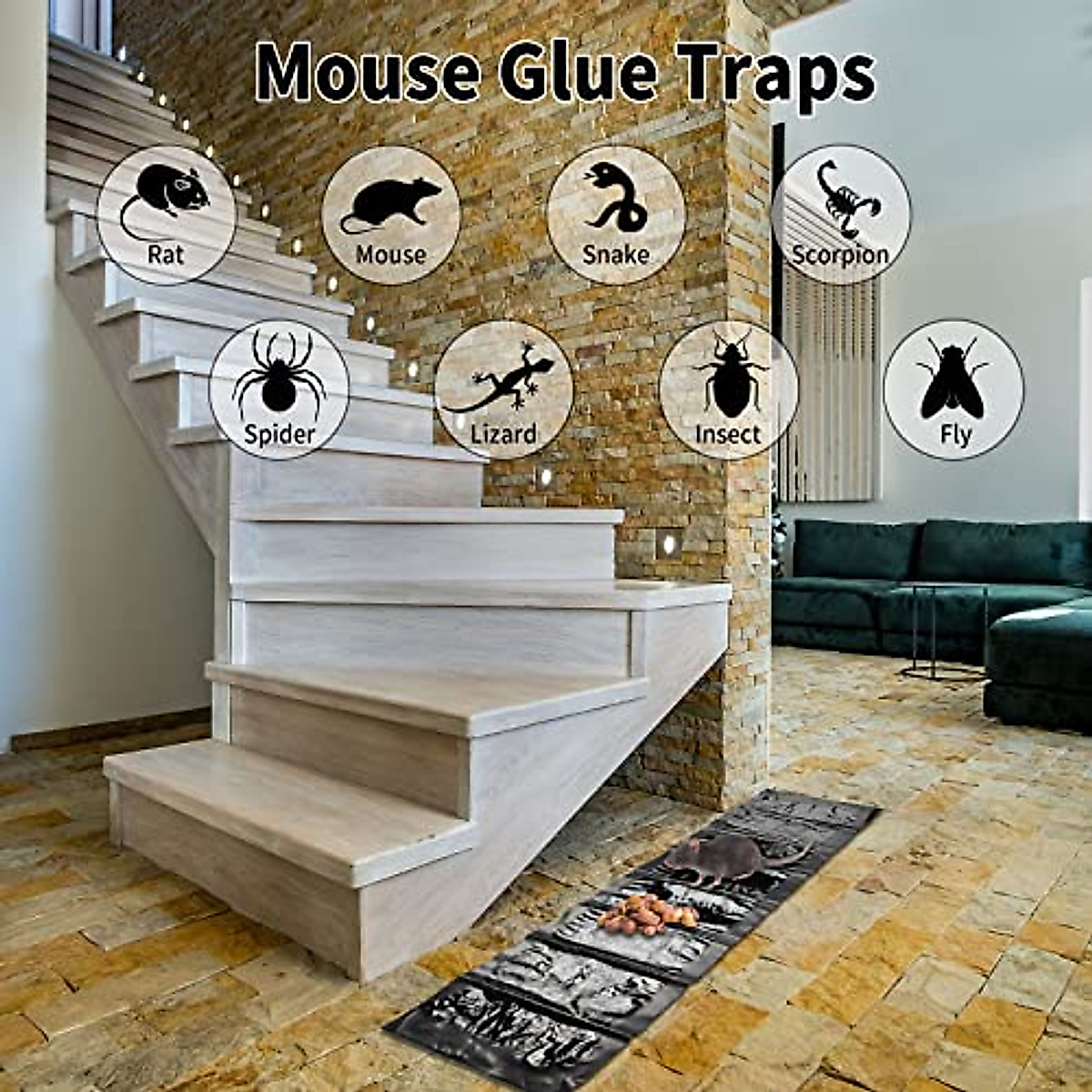 Sticky Mouse Trap Mouse Glue Traps Sticky Rat Trap That Work for ...