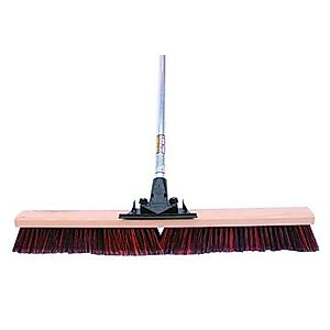 FlexSweep Unbreakable Commercial Push Broom (Contractors 30 Inch) Fine Bristles