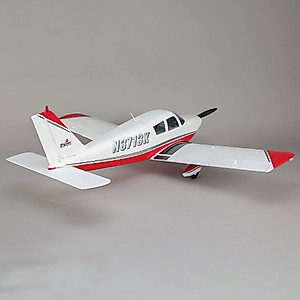 E-flite RC Airplane Cherokee 1.3m BNF Basic Transmitter Battery and Charger Not Included with AS3X and Safe Select EFL54500