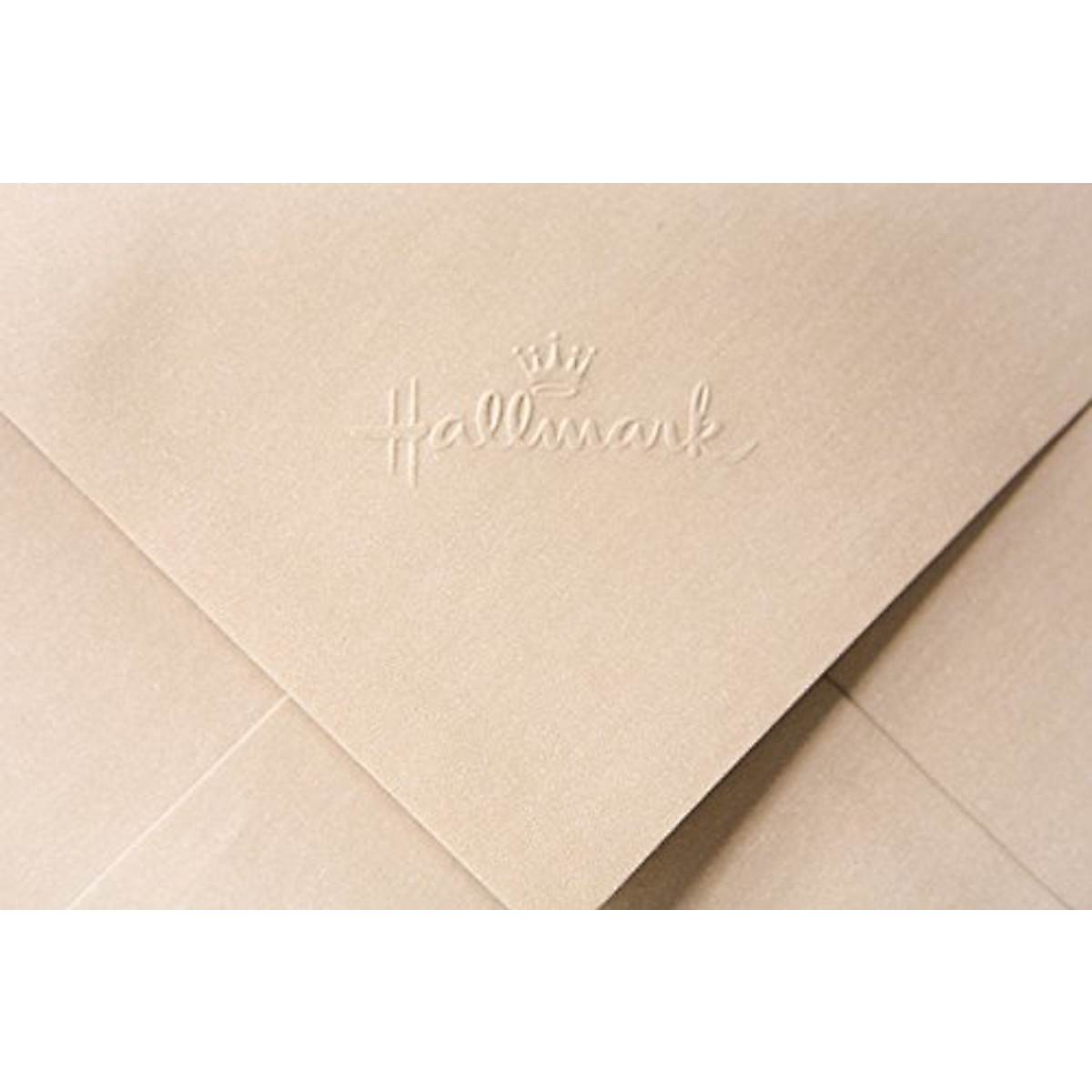 Hallmark Single-Panel Notecards (Triangle Trim, 50 Cards and Envelopes)