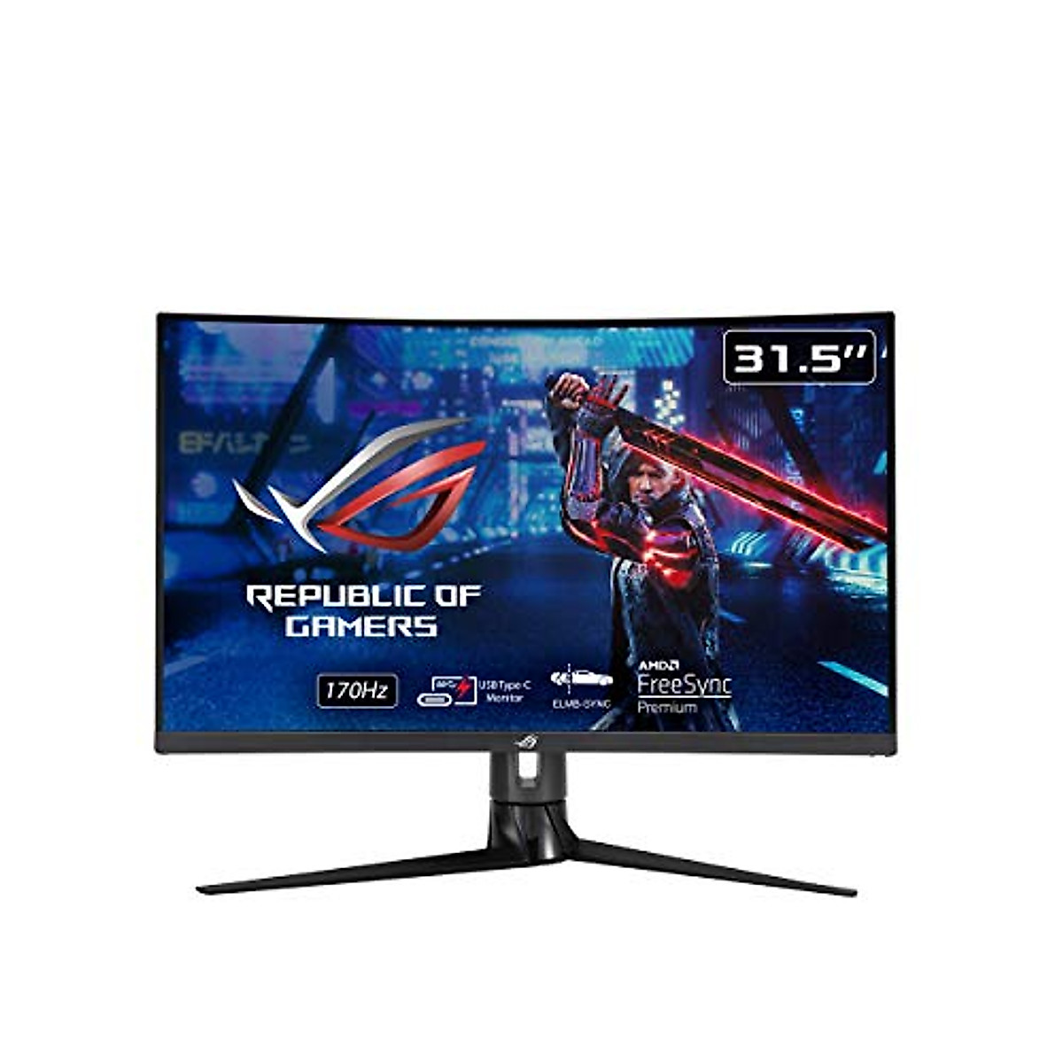 ASUS ROG Strix 31.5” 1440P Curved Gaming Monitor (XG32VC), QHD (2560 x ...