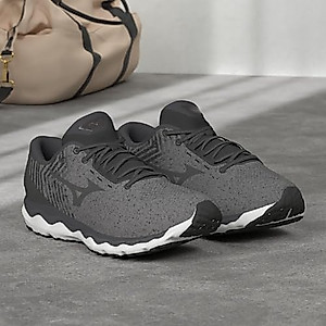 Mizuno mens Wave Sky Waveknit 3 Running Shoe, Shade, 7.5 Wide US