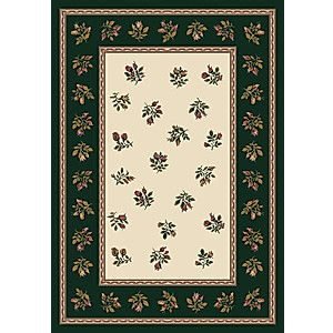 Milliken Signature Francesca Rug In Emerald-3.10x5.4 Oval
