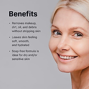 Revision Skincare Gentle Cleansing Lotion, Soothing Facial Cleanser for Sensitive Skin, Fragrance Free, 6.7 Fluid Ounces