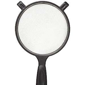 IMUSA USA IMU-71133W Plastic Strainer 6-Inch, Black