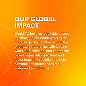 Liquid I.V.® Hydration Multiplier® +Immune Support - Tangerine - Hydration Powder Packets | Electrolyte Powder Drink Mix | Convenient Single-Serving Sticks | Non-GMO | 14 Servings (Pack of 1)