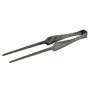 Snow Peak Pitts CS-370 Stainless Steel Tongs, For BBQs, Tapered Design, Corrosion Resistant, Outdoor Camping