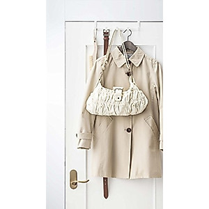 YAMAZAKI home Smart Wide Over the Door Rack, White