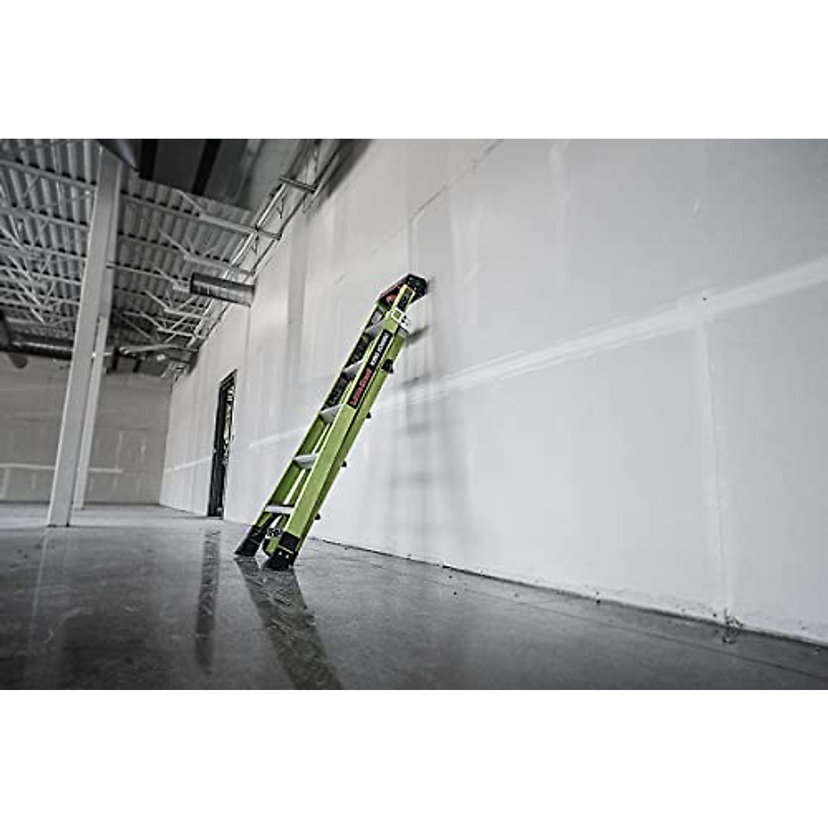 Little Giant Ladders, King Kombo 2.0 XT, Industrial, M6, 6 Ft. A Frame, 10 Ft. Extension, Fiberglass, Type 1AA, 375 lbs Weight Rating, (13936-071), Hi-viz Green