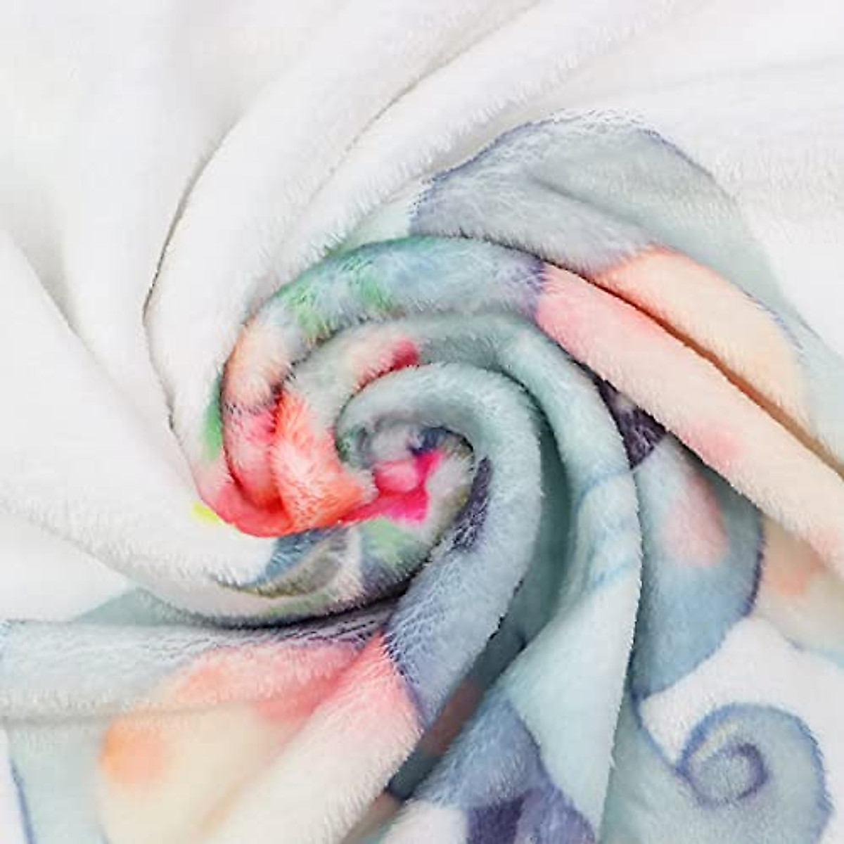 SPOKKI 6 PCS Baby Monthly Milestone Blanket Girl, 60''x40''Fleece Monthly Blanket Newborn with Headband for Photography Background Prop and Mom Nursery Shower Gift (Purple)