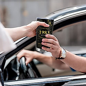 Delsakhula 40th Birthday Gifts for Men Women Friends Vintage 1983 Tumblers 40 Year Old Birthday Supplies Vintage 1983 Back in 1983 Old Time Information Stainless Steel Vacuum Insulated Tumblers 20 oz